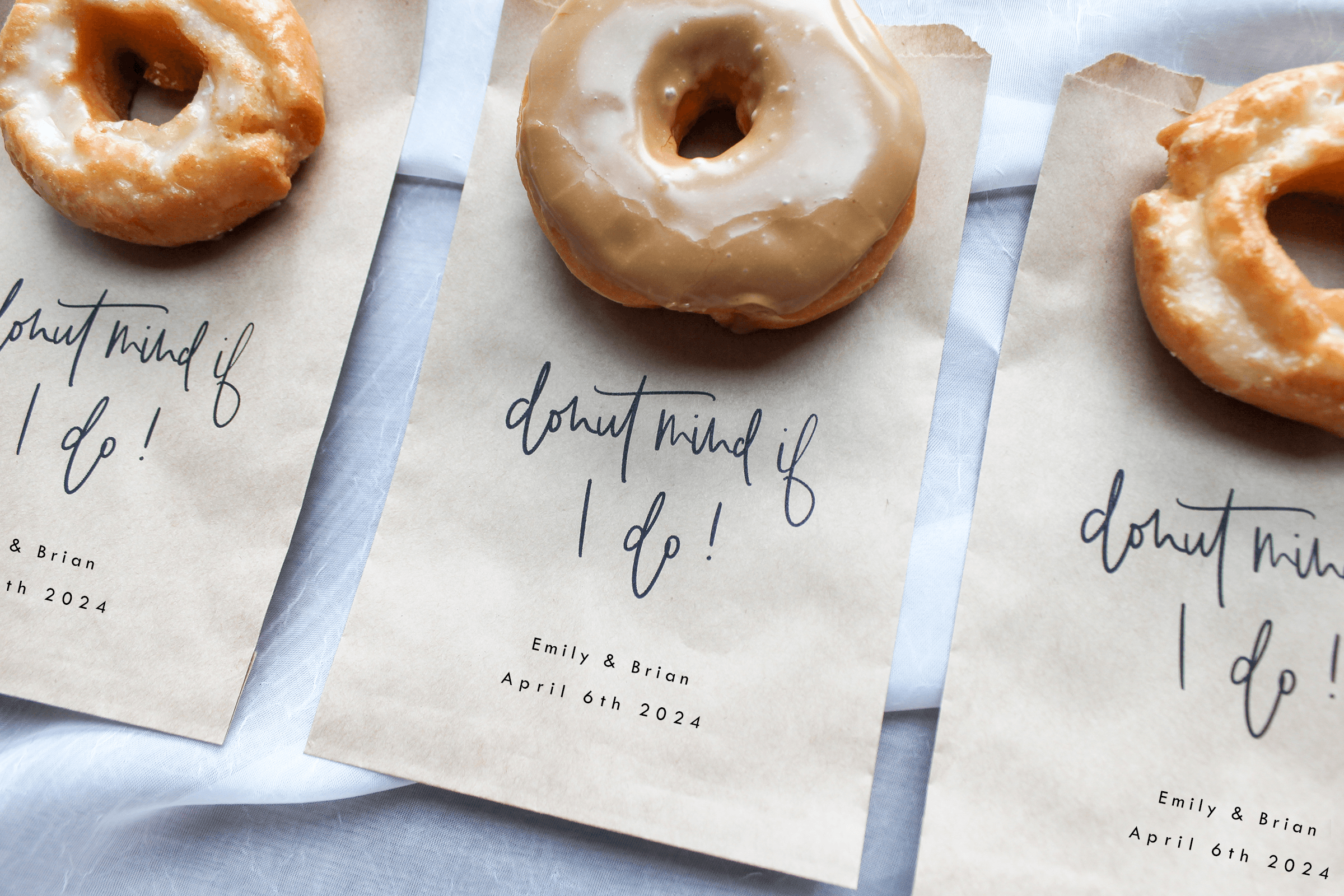 Donut bags wedding store